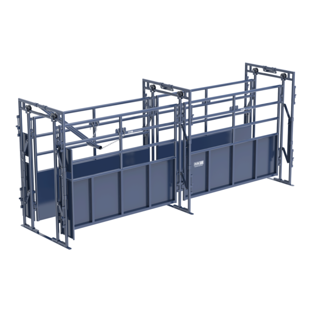 Straight Adjustable Alley - MJE Livestock Equipment