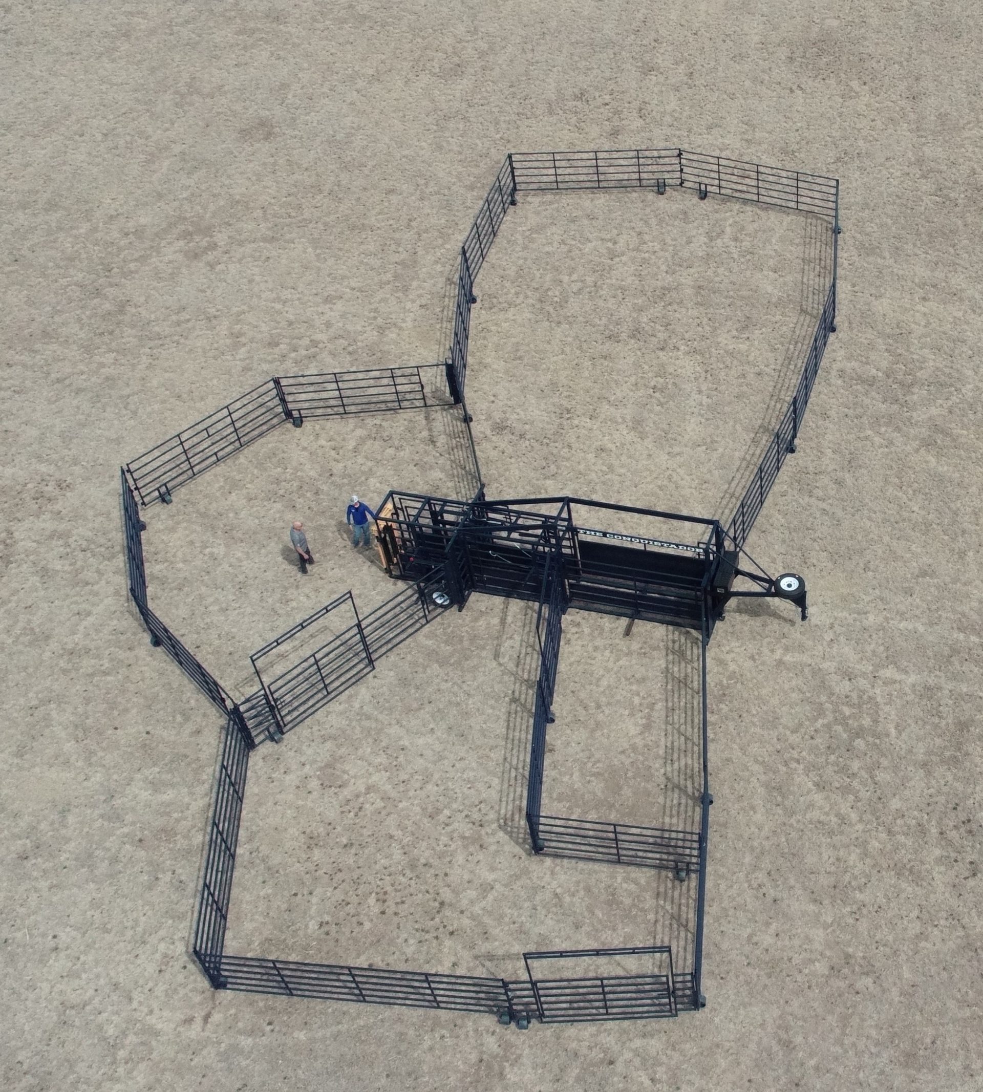 The Conquistador Portable Wheel Corral - MJE Livestock Equipment